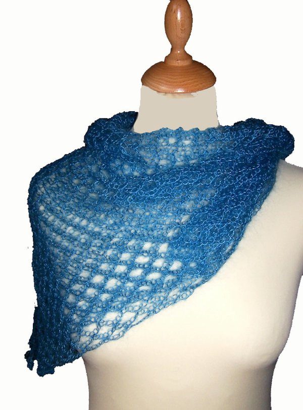 Kit tricot carre de cathy - Mohair en Touraine